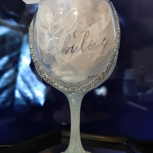 Personalized, Glitter, Rhinestone, Wine Glasses,smooth Finish ...