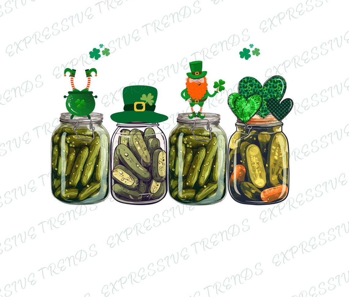 St. Patrick's Day Pickle PNG Sublimation, St Patricks Day Pickle PNG ...