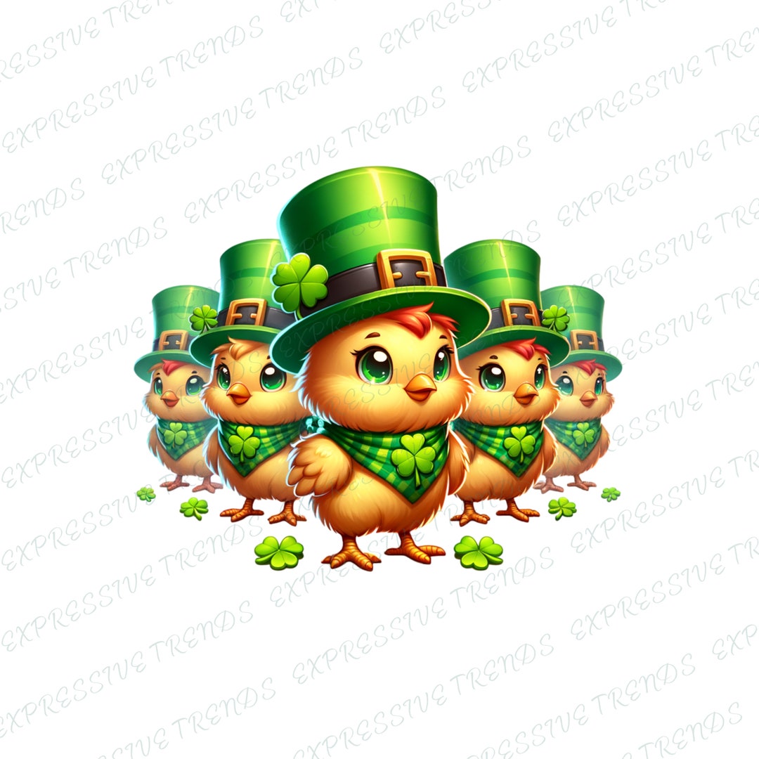 St. Patrick's Day PNG Clipart, St Patricks Day Lucky PNG, Chicken Png ...