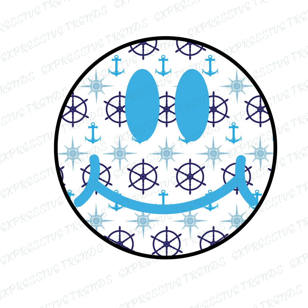 Smile Nautical Png ,sailing Png , Cruise Png,groovy Summer Happy Face ...