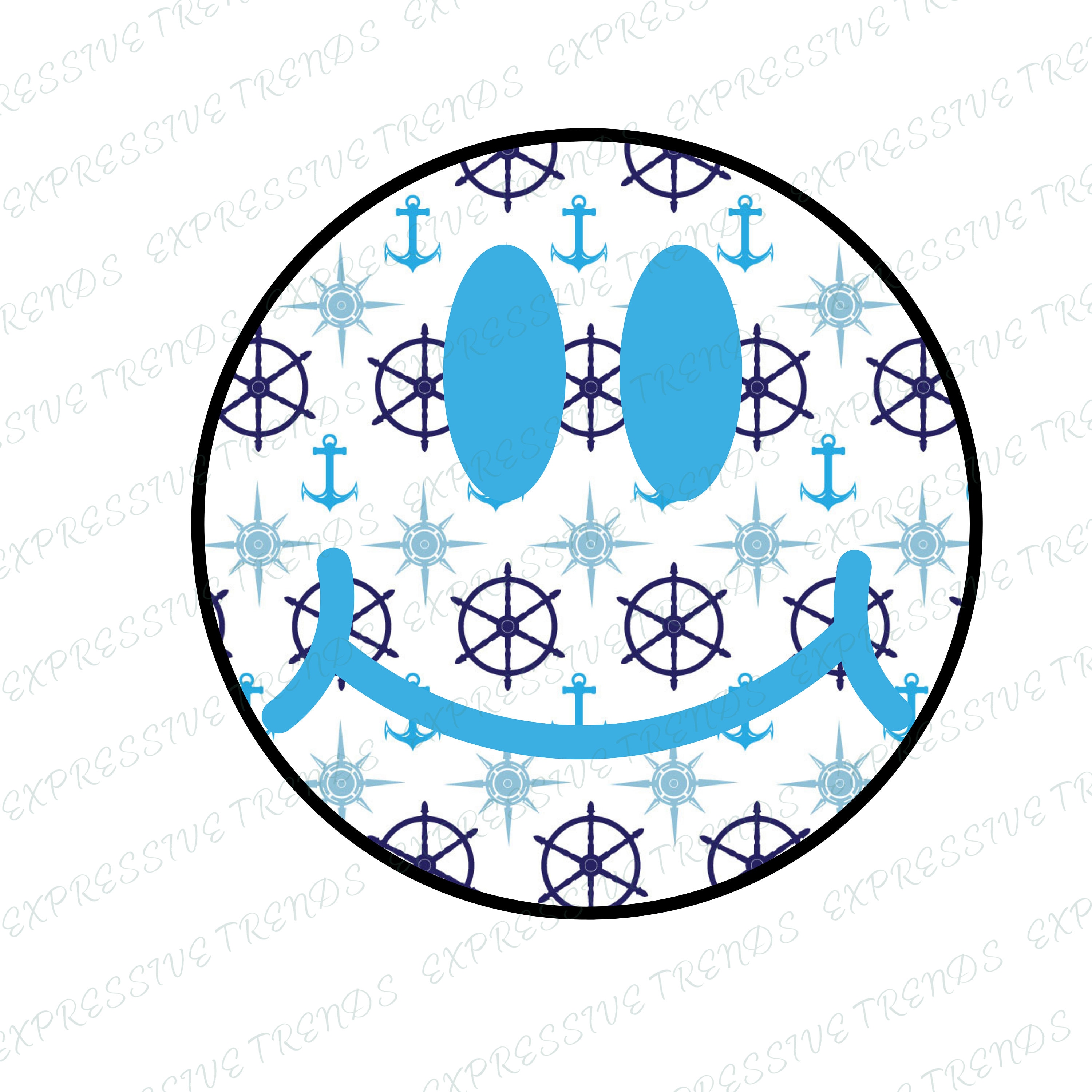 Smile Nautical Png ,sailing Png , Cruise Png,groovy Summer Happy Face ...