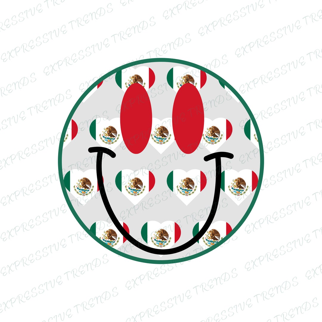 Smiley Mexico Png , Smiley Face Png ,patriotic Png,smiley Face Design ...