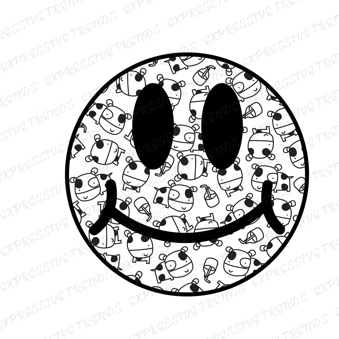 Smiley Cow Png ,cut Cow Smiley Face Png ,farm Animal Png,smiley Face ...