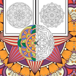Mandala Color by Number Coloring Book /50 Awesome Designs for Teens ...