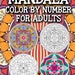 Mandala Color by Number Coloring Book /50 Awesome Designs for Teens ...