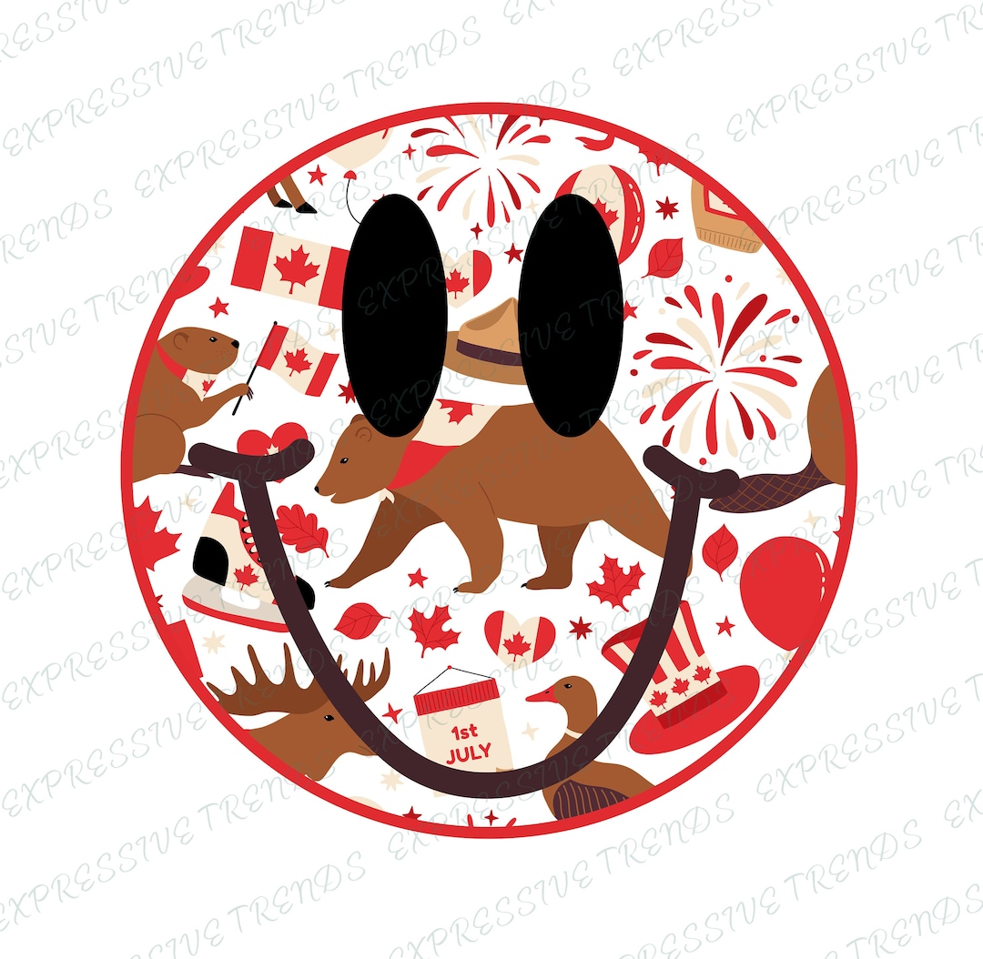 Smiley Canada Day Png Canada Day Smiley Face Png ,canada Day Png,smiley ...