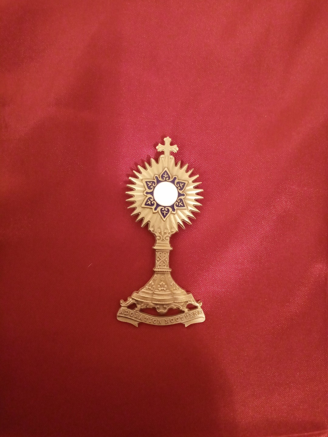 Antique Gold Italian Monstrance Pendant - Etsy