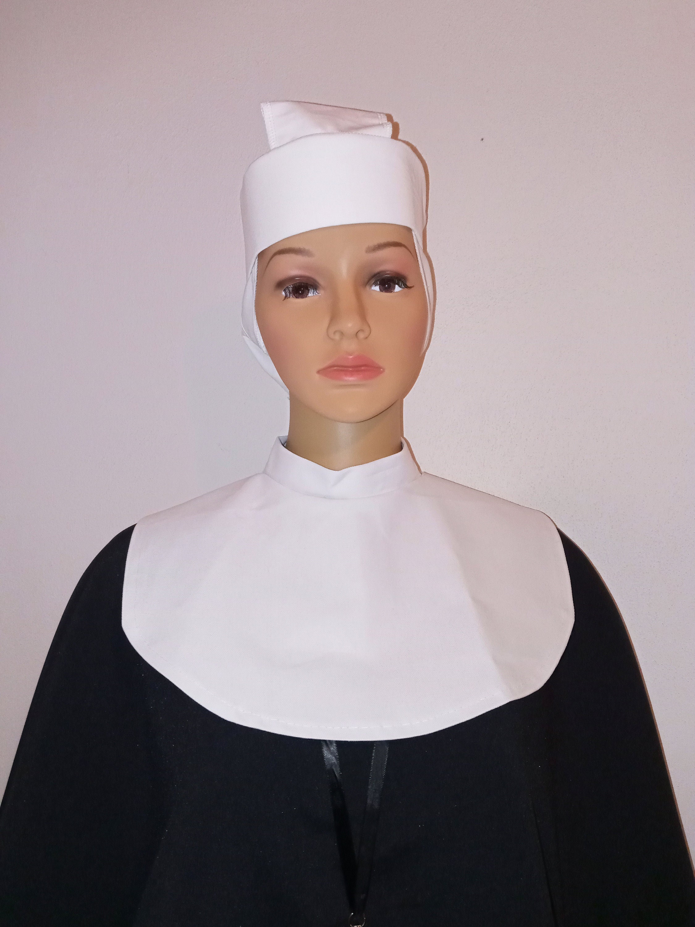 Nun Full Habit Veil Set With Shoulder Cape and Tunic - Etsy