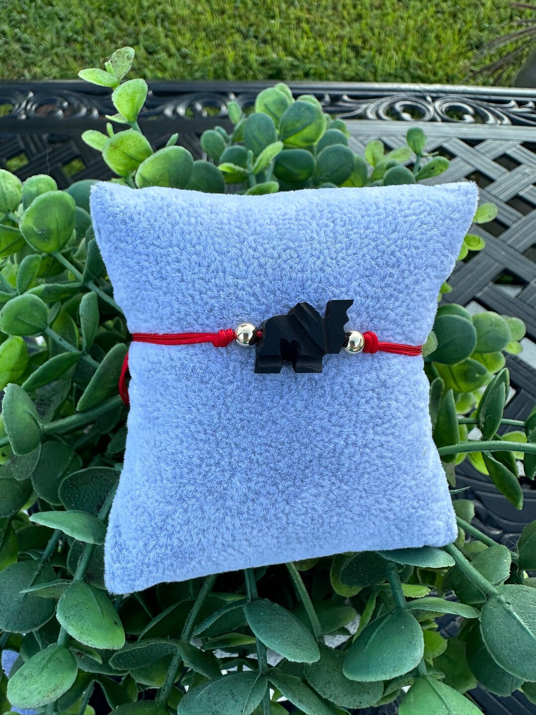 Genuine Elephant Azabache With 14k Gold Beads Redstring - Etsy