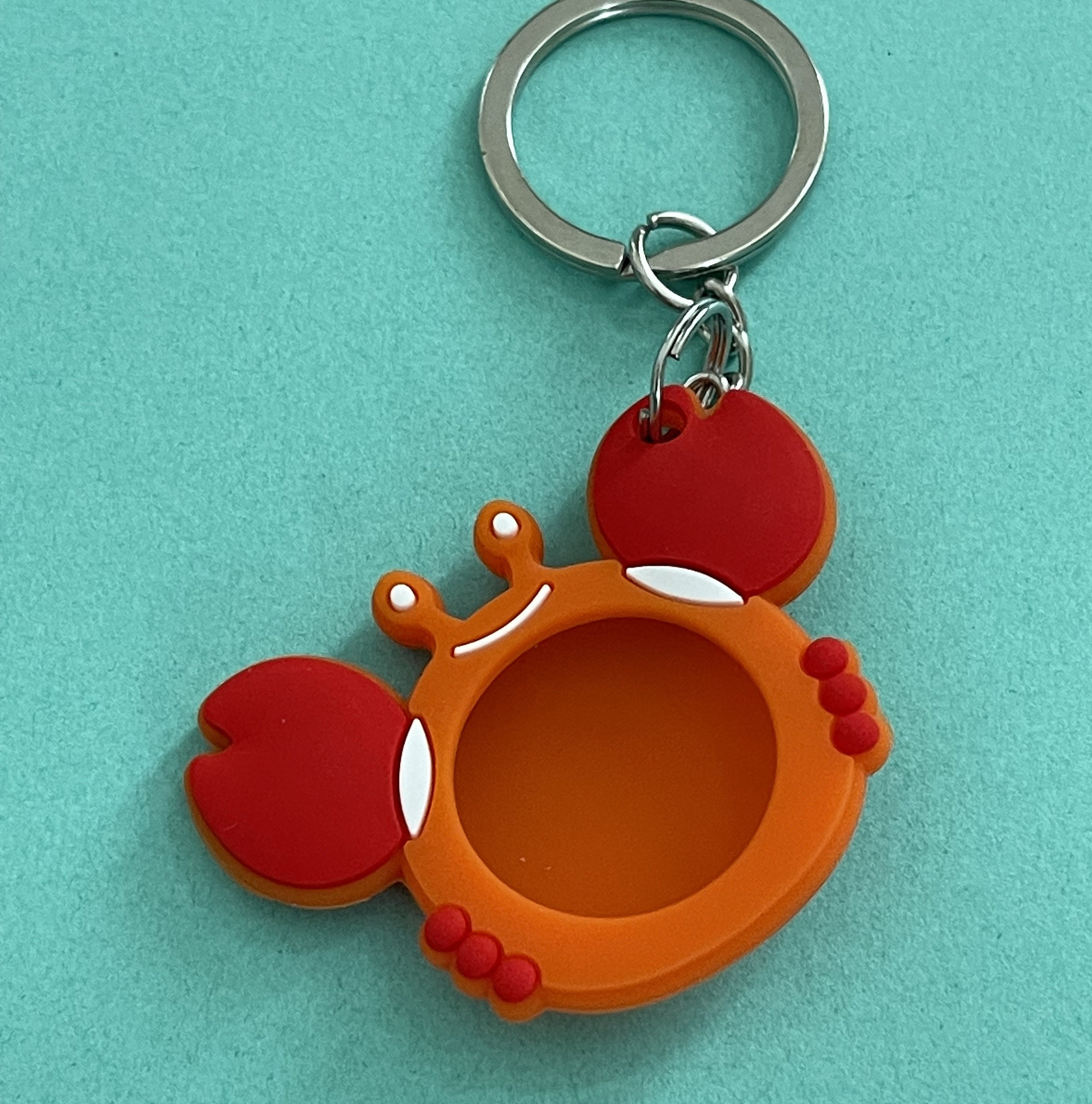 Crab and Blowfish Keychain - Etsy