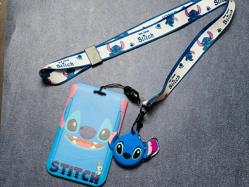 Stitcheroo Airtag Lanyard for Kids. Stitch | Etsy