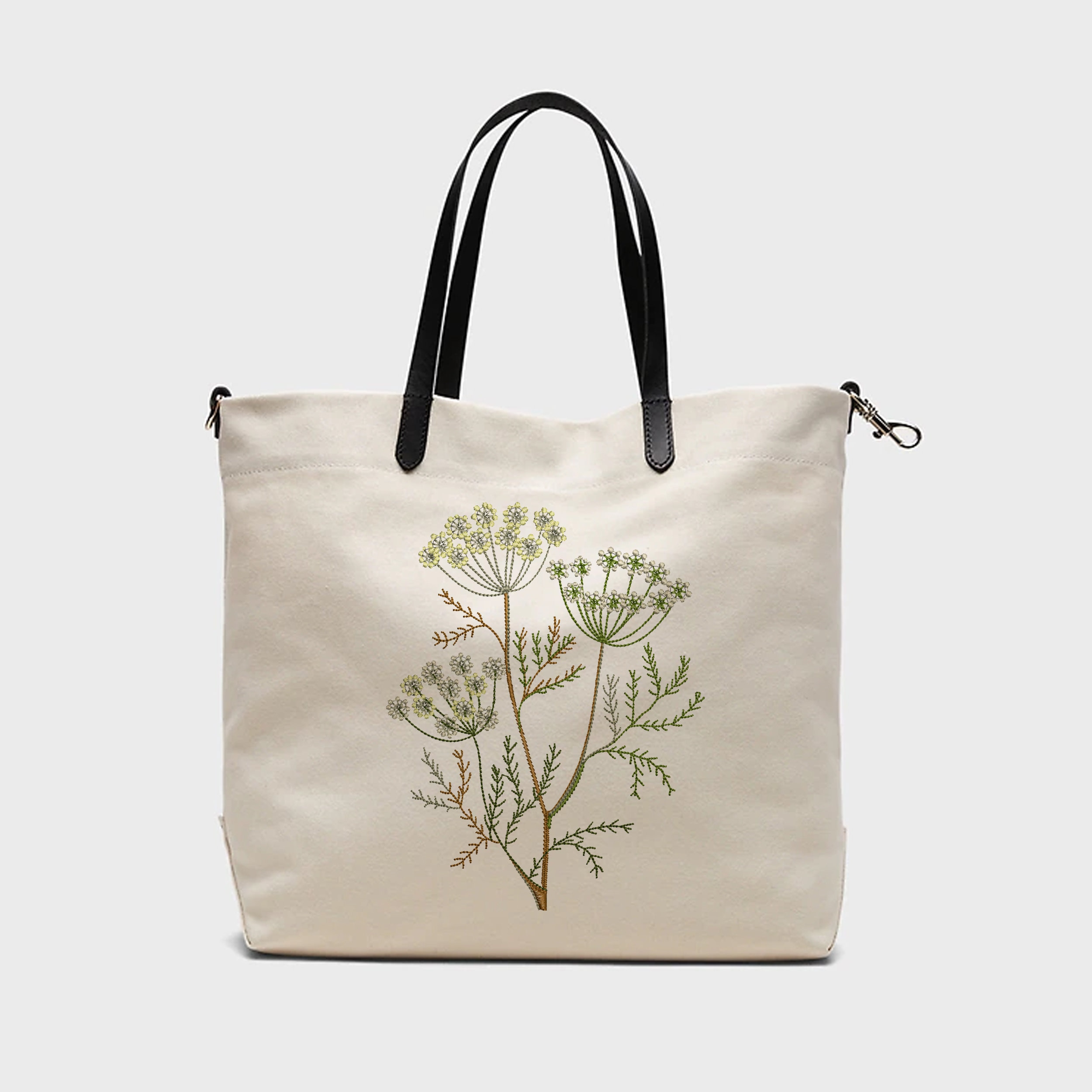 Yarrow Flower Machine Embroidery Wild Flowers Floral Botanical Garden ...