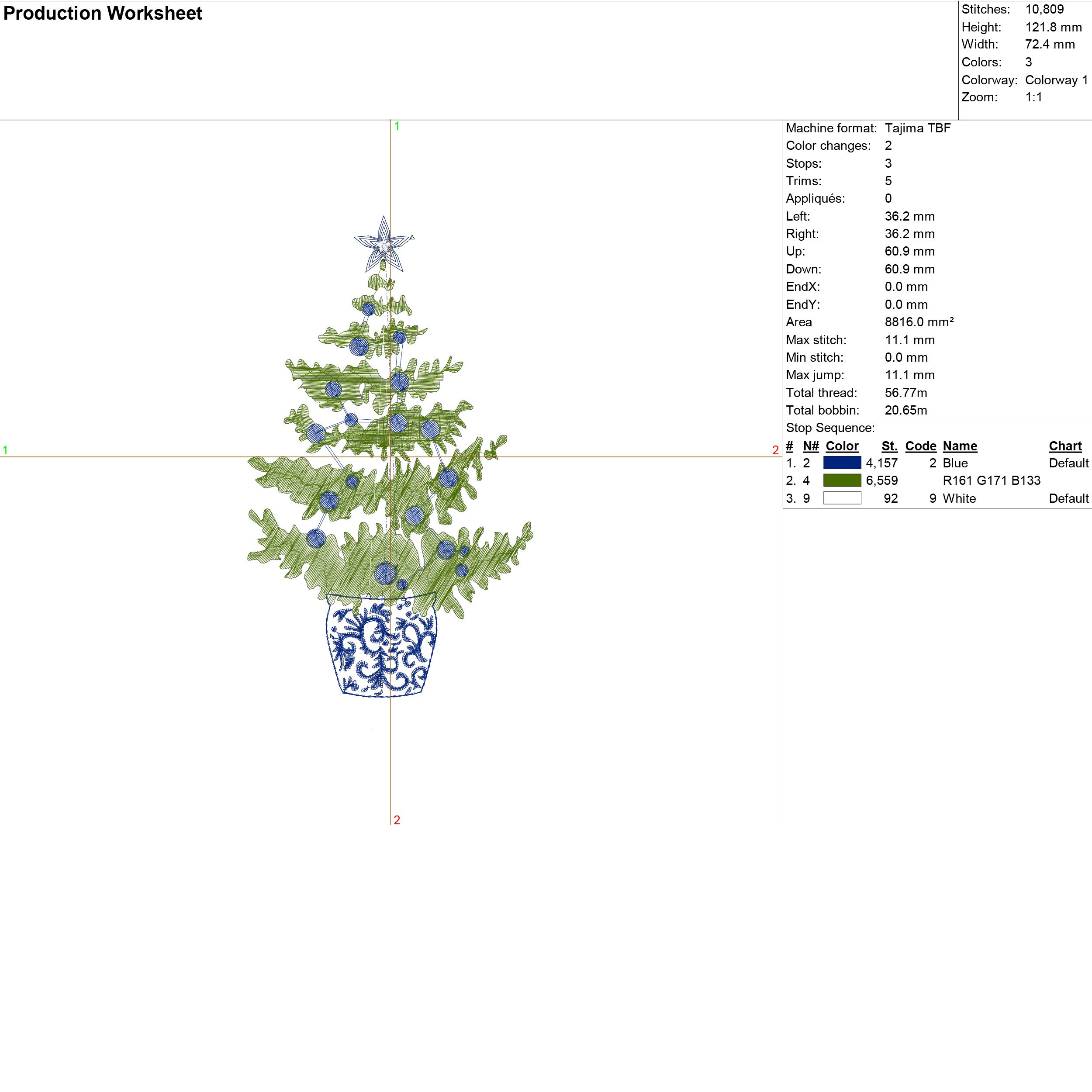 Chinoiserie Christmas Tree Machine Embroidery Design Winter - Etsy