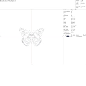 11 Butterfly Machine Embroidery Designs, Wildflower Flower Butterflies ...