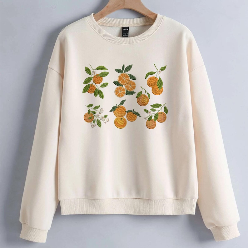 Mini Tiny Oranges Machine Embroidery Design Bundle, Small Botanical ...
