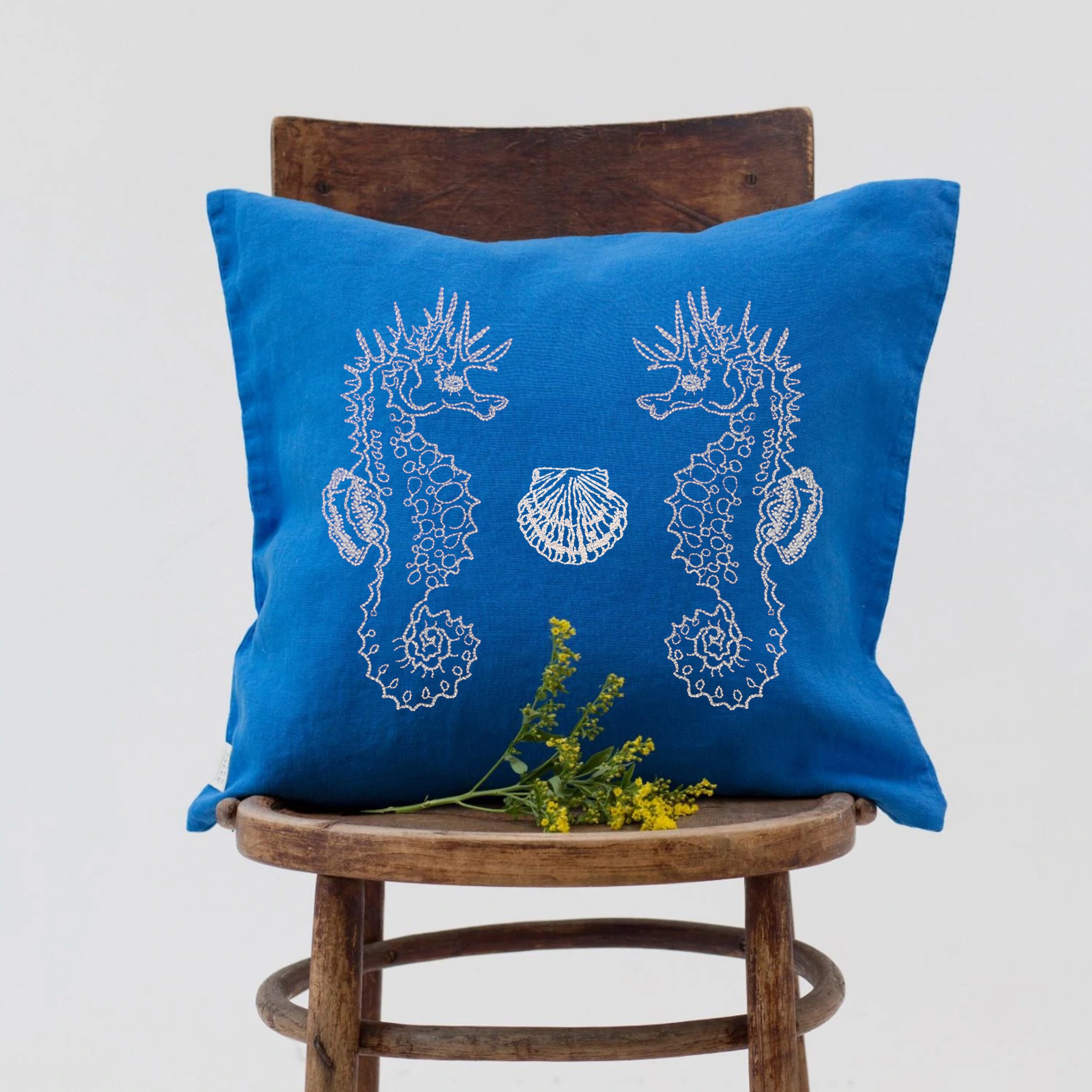 24 Marine Machine Embroidery Designs Bundle, Sea Conch Shell Horse ...