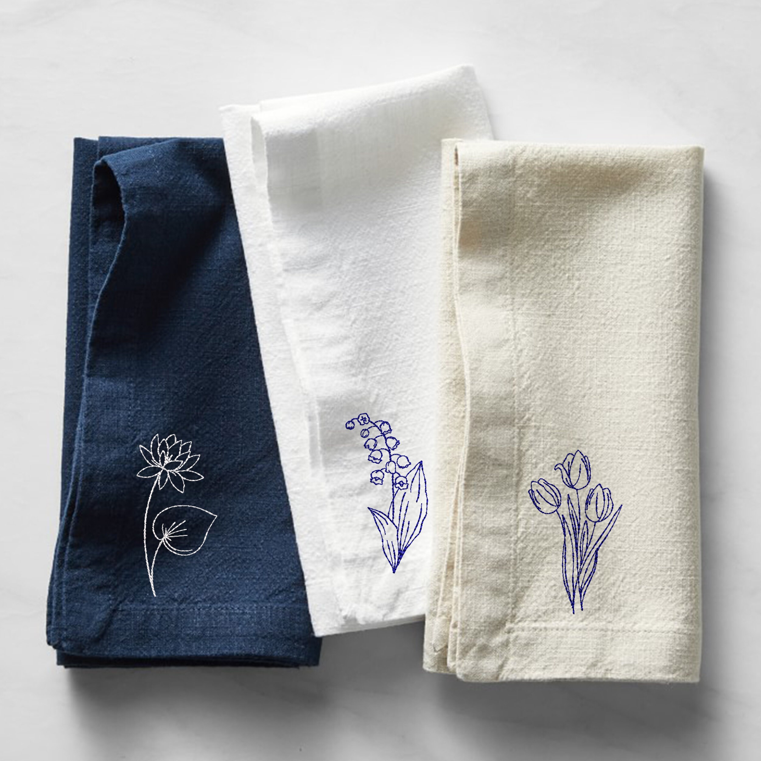 12 Birth Month Flowers Machine Embroidery Design Set, Flower Floral ...