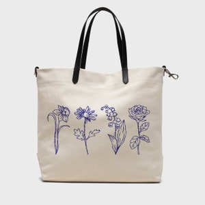 12 Birth Month Flowers Machine Embroidery Design Set, Flower Floral ...