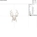 Deer Stag Machine Embroidery Design, Floral Farm Animal Instant ...