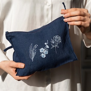 24 Birth Flowers Machine Embroidery Design Bundle, Birth Flower ...