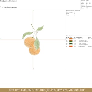 Mini Tiny Orange Machine Embroidery Design Bundle Patterns, Instant ...
