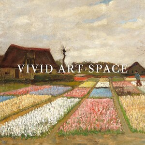 Vincent Van Gogh Bulb Fields in Holland | Impressionist Painting ...