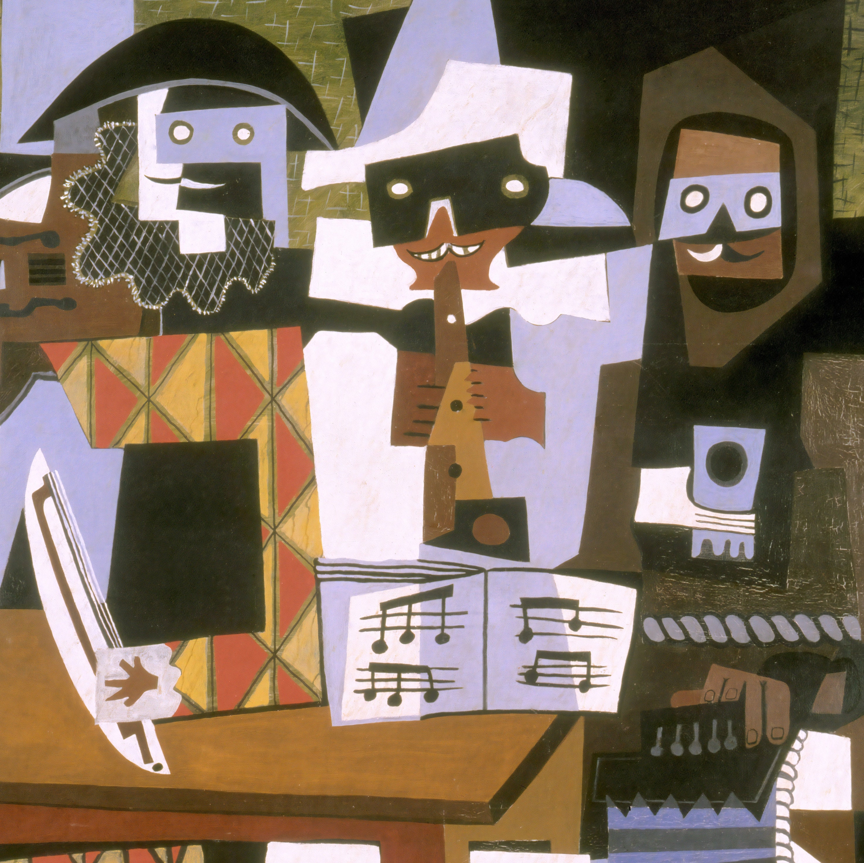 Pablo Picasso Three Musicians Modernist Cubism Portrait - Etsy Canada