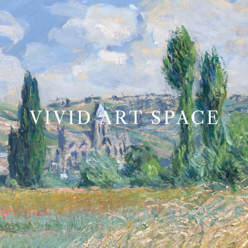 Claude Monet Path on the Island | Impressionist Landscape Painting ...