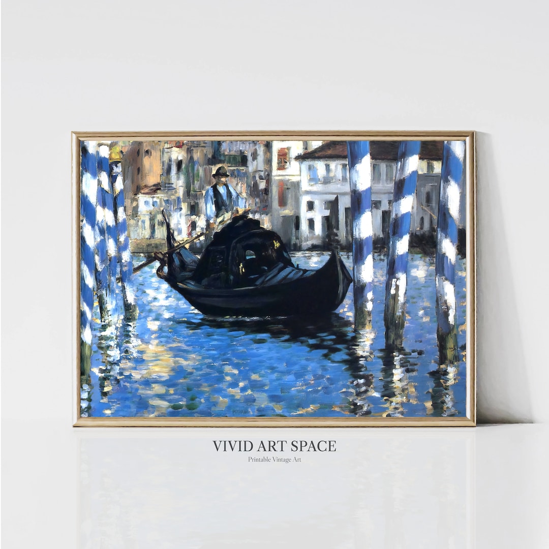Grand Canal of Venice by Edouard Manet | Impressionist Landscape ...