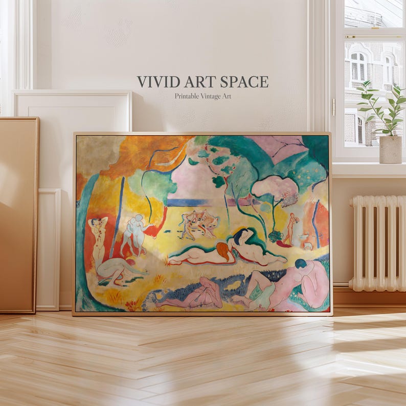Henri Matisse Painting Print - the Joy of Life | Canvas Print | Giclée ...