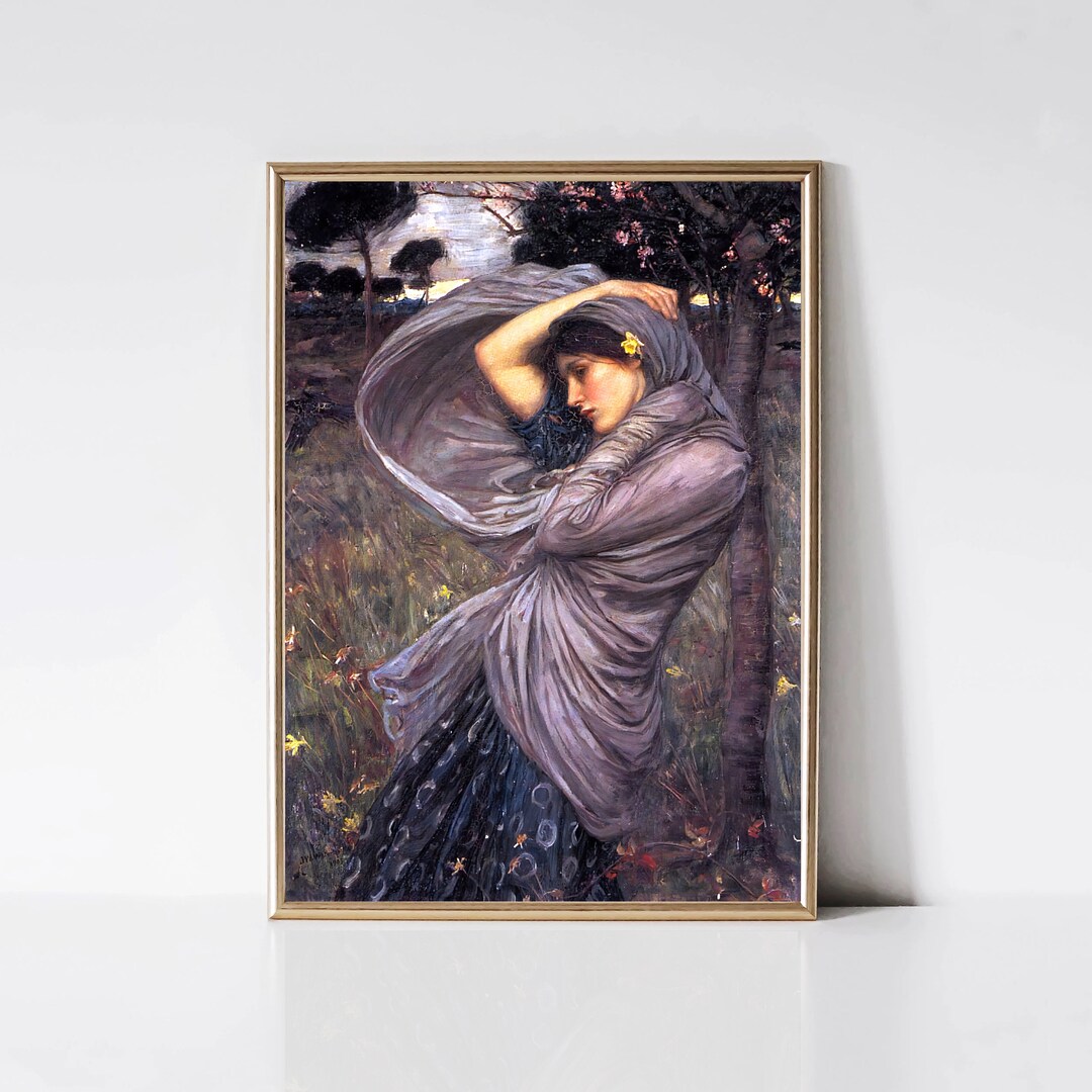 Boreas by John William Waterhouse | Pre-raphaelite Art Print ...