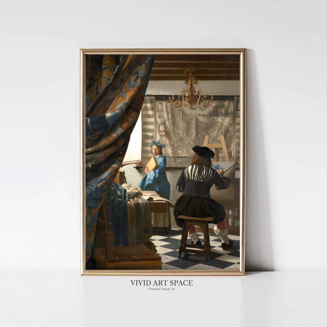 The Art of Painting by Johannes Vermeer | Dutch Baroque Painting ...