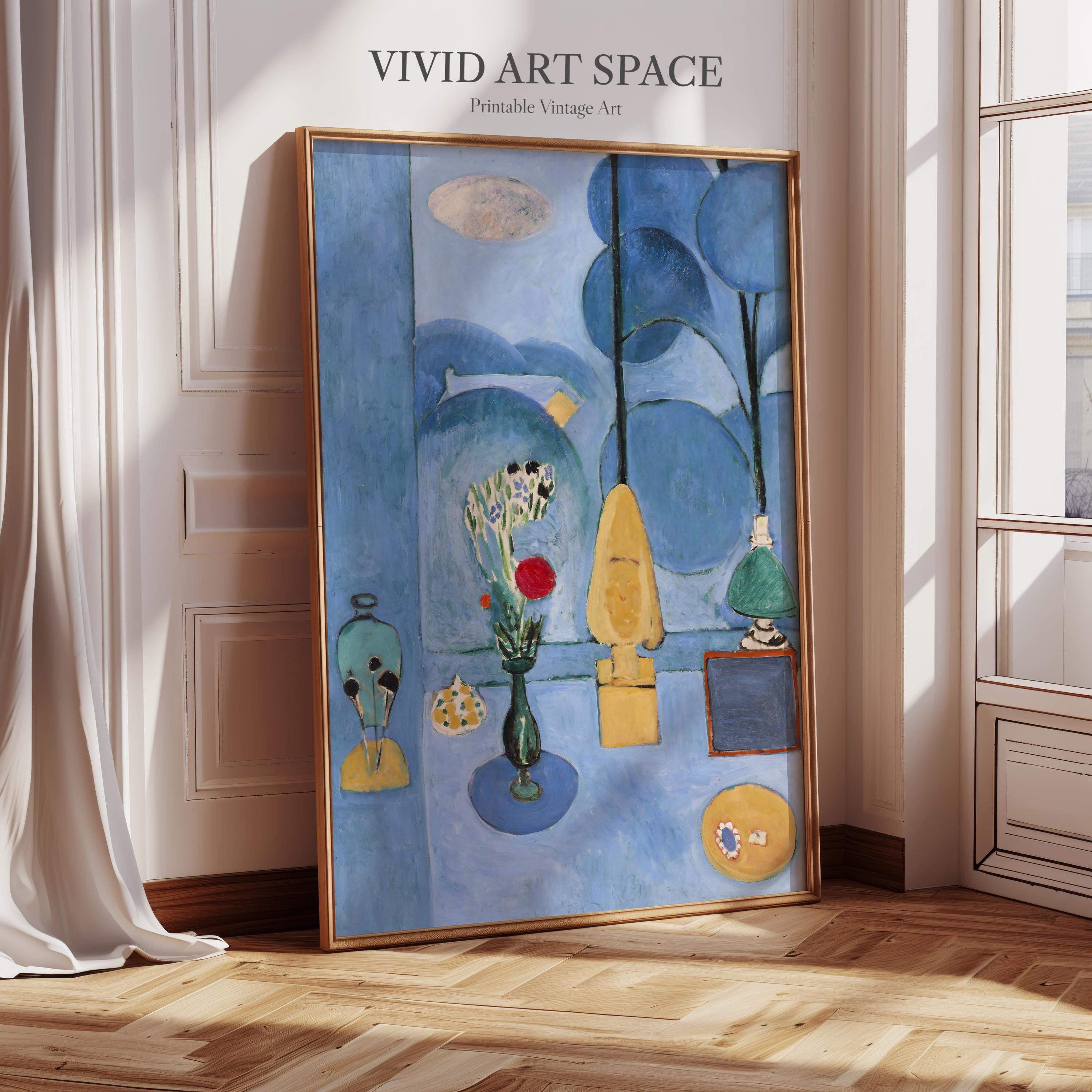 Henri Matisse Painting Print - Blue Window | Canvas Print | Giclée ...