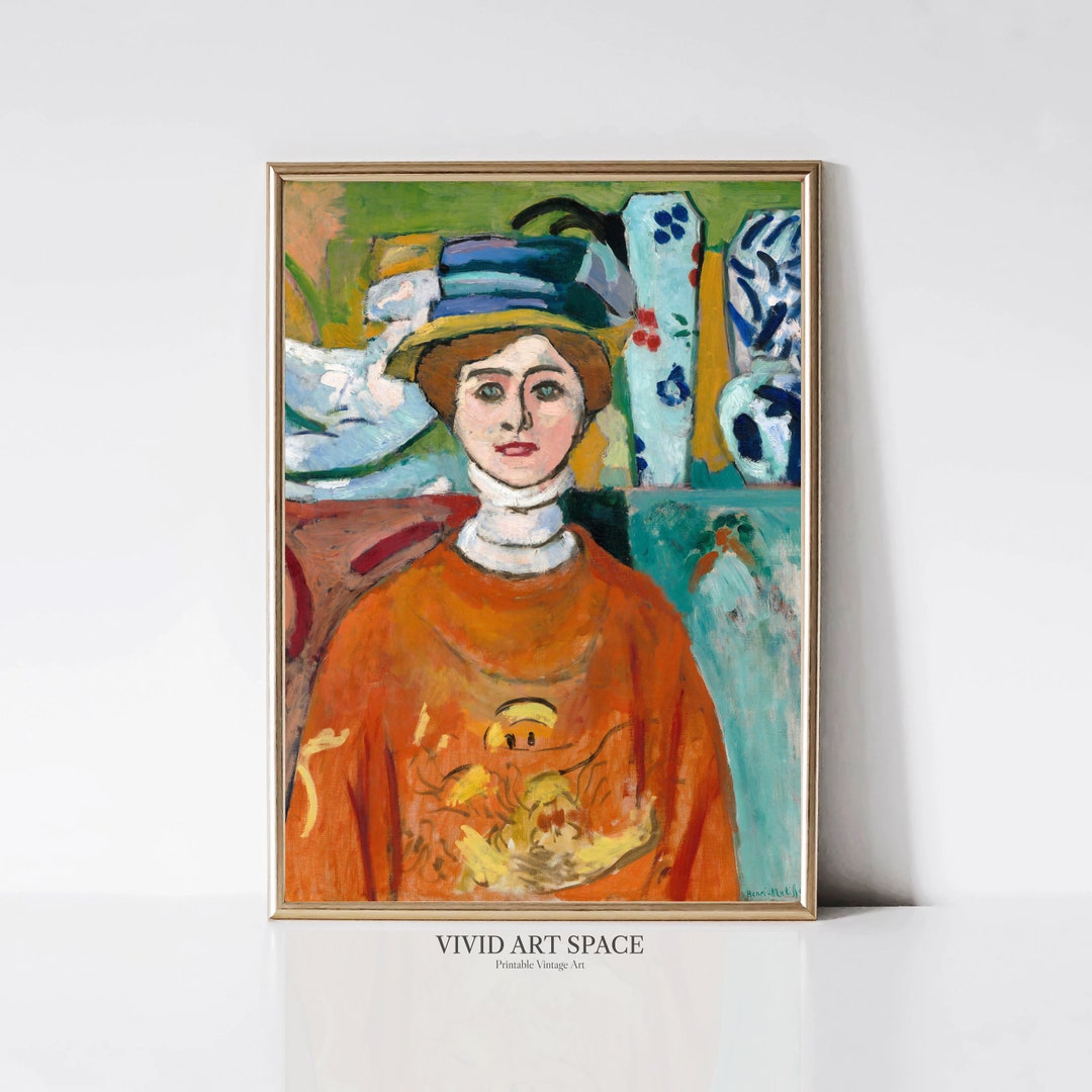 Henri Matisse the Girl With Green Eyes | Fauvism Woman Portrait ...