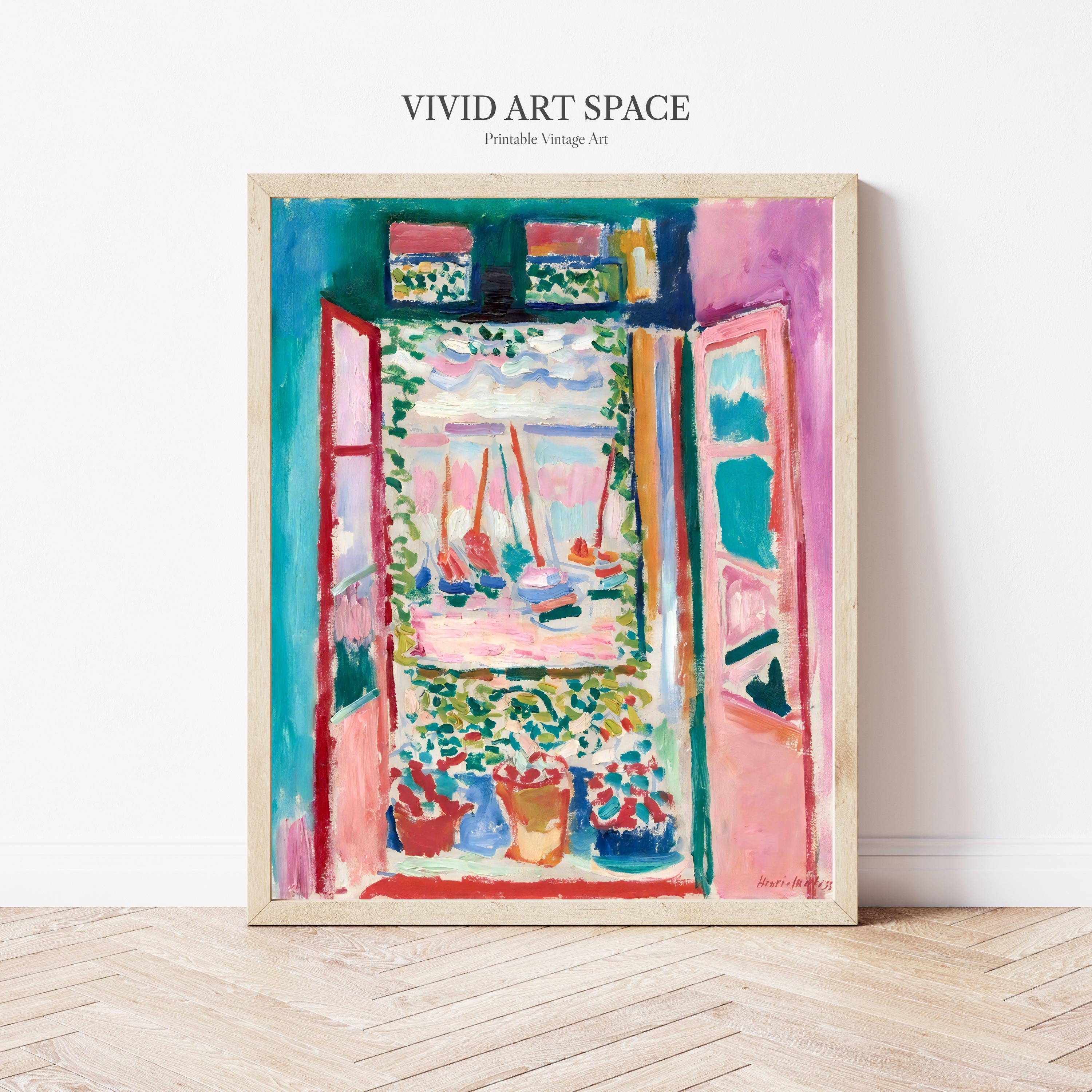 Henri Matisse Open Window | Fauvism Painting | Modern Colorful Poster ...
