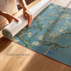 Vincent Van Gogh Painting Print Almond Blossom | Canvas Print | Giclée ...