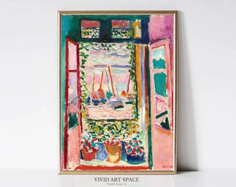 Henri Matisse Landscape at Collioure Fauvism Painting Abstract Art ...