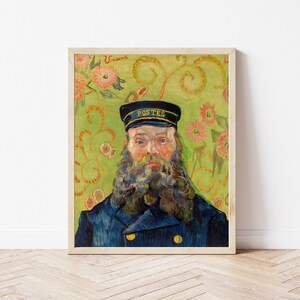 Vincent Van Gogh Postman Joseph Roulin | Impressionist Painting | Man ...