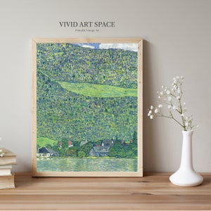 Gustav Klimt Litzlberg Am Attersee (vertical) | Symbolist Landscape ...
