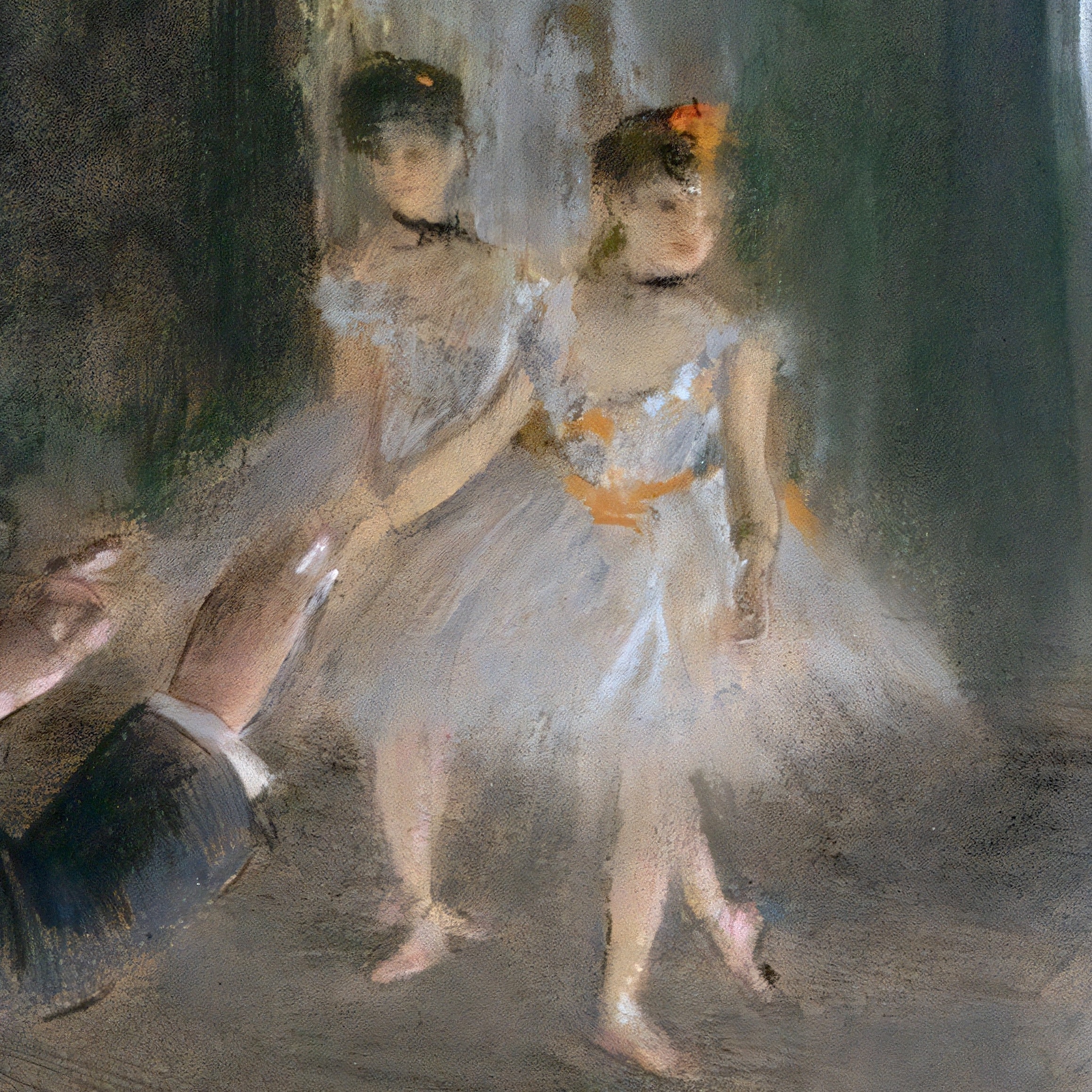 Edgar Degas Ballet Rehearsal Onstage Impressionist - Etsy