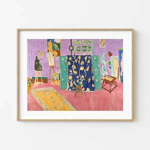 Henri Matisse Pink Studio | Fauvism Painting | Colorful Modern Art ...