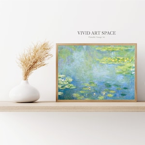 Claude Monet Water Lilies | Impressionist Landscape Painting | Garden ...
