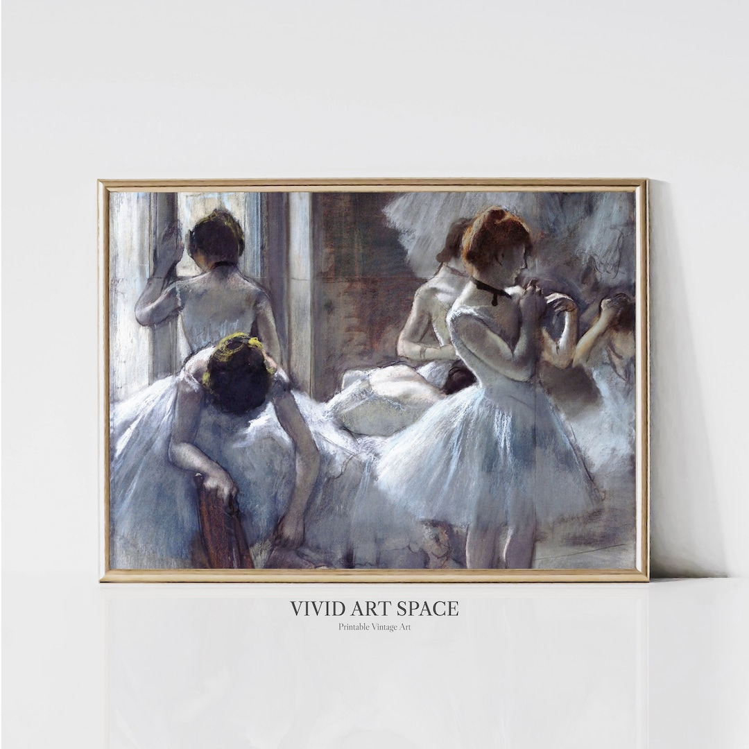 Edgar Degas Dancers at Rest Impressionist Ballerina Portrait Painting ...