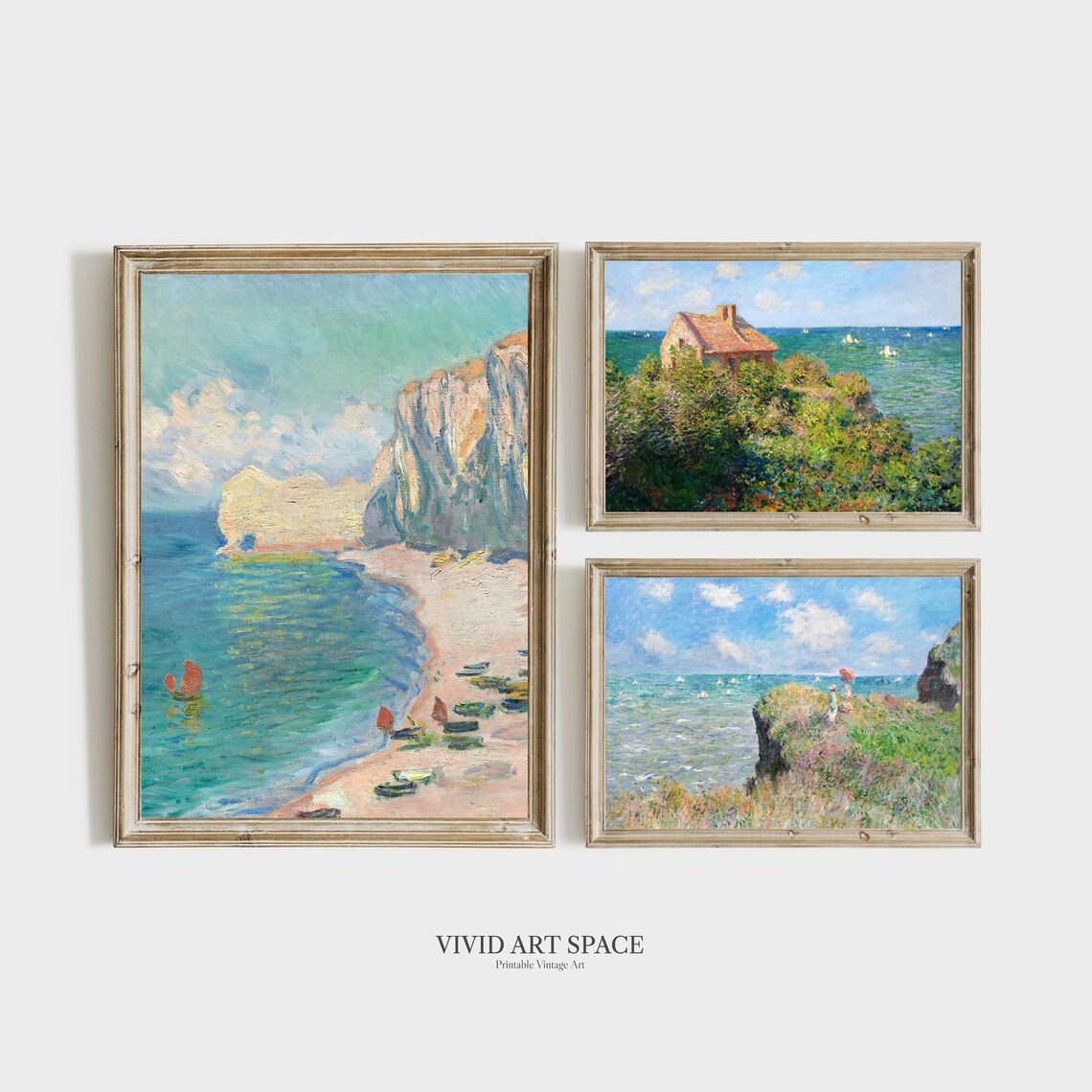 12 Claude Monet Select Prints | Eclectic Gallery Wall Set | Exhibition ...