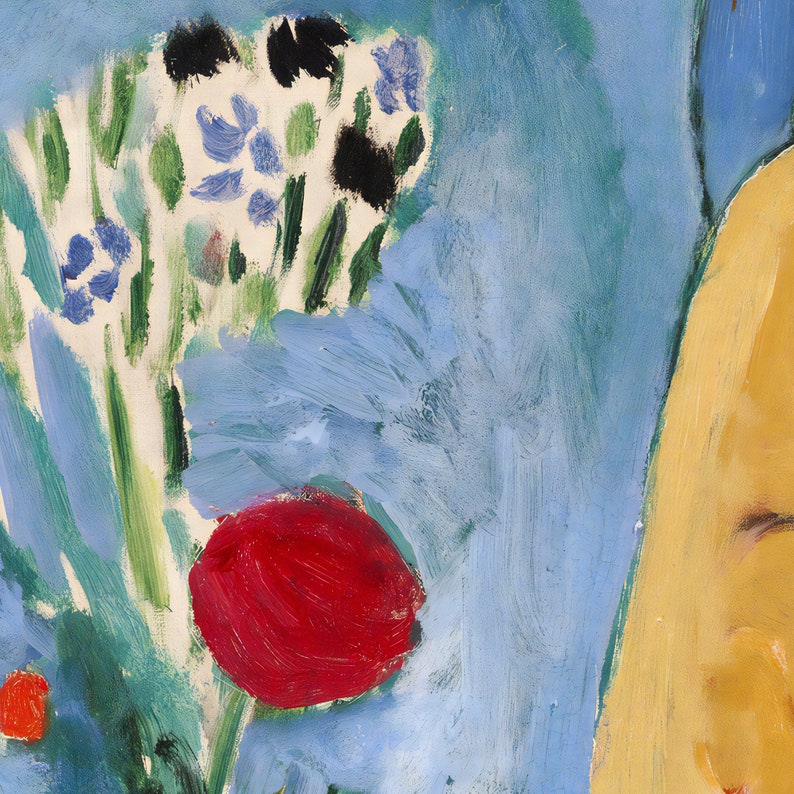 Henri Matisse Blue Window Fauvism Painting Abstract Art - Etsy