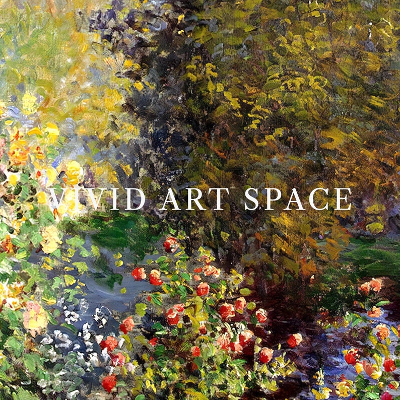 Claude Monet Blooming Flower Garden | Impressionist Landscape Painting ...
