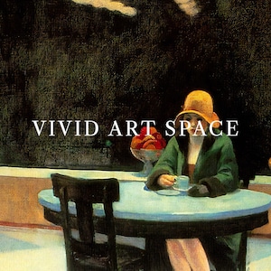 Edward Hopper Automat | Modern American Realism Painting | Moody Woman ...