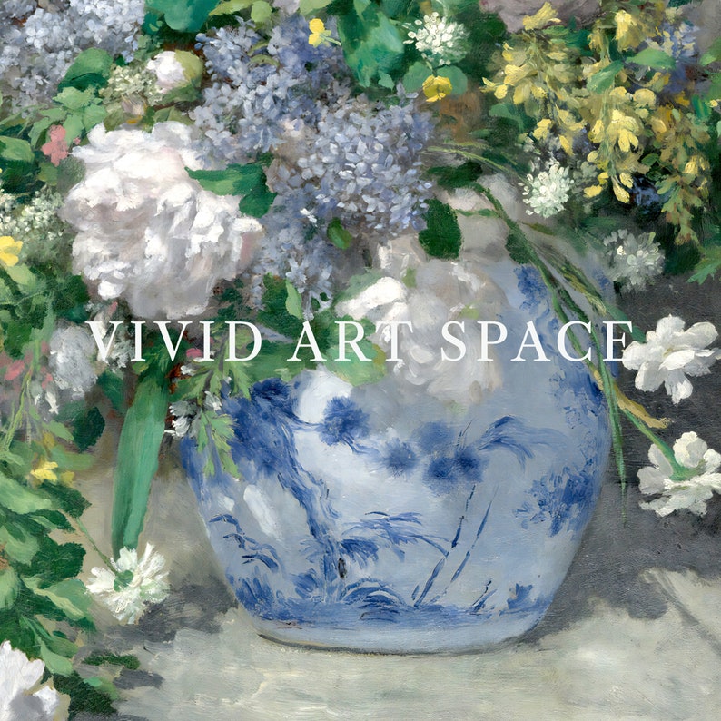 Spring Bouquet by Pierre-auguste Renoir | Vintage Floral Print ...