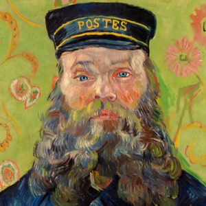 Vincent Van Gogh Postman Joseph Roulin | Impressionist Painting | Man ...