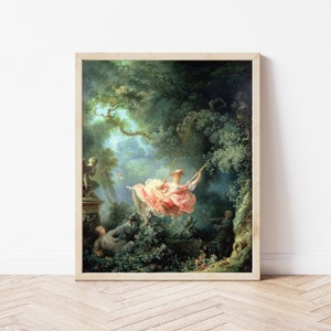 The Swing by Jean Fragonard | Rococo Portrait Painting | Classical Art ...